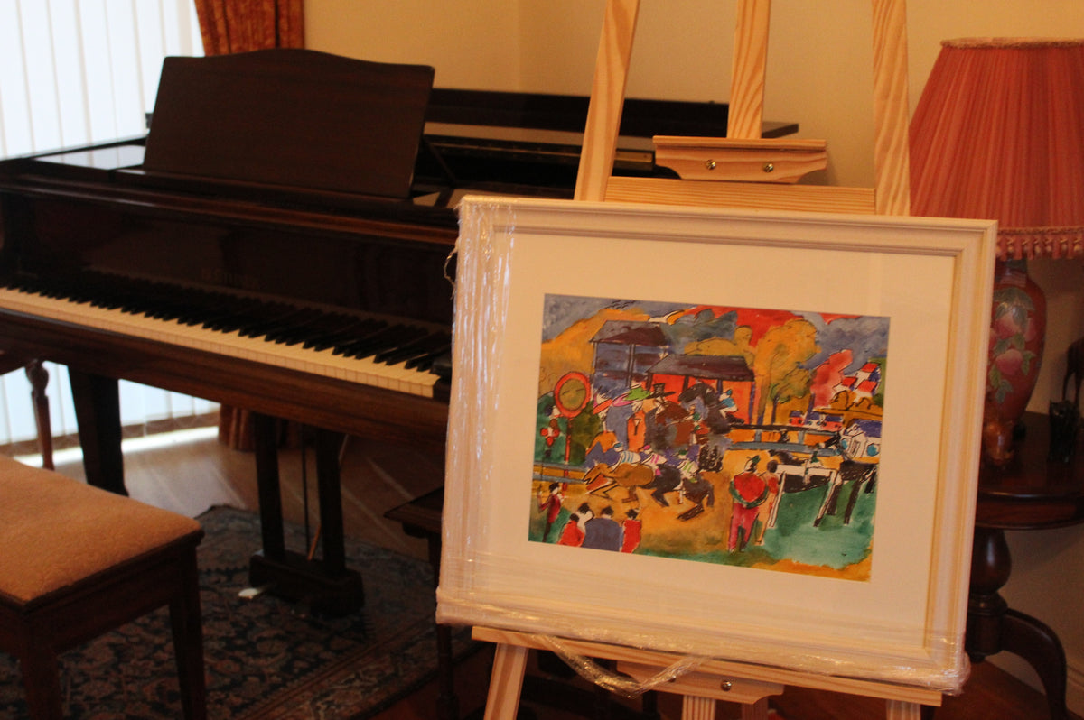 Patrick Timoney Abstracts 2020 - No. 5 - At The Races – Macnean Art Gallery